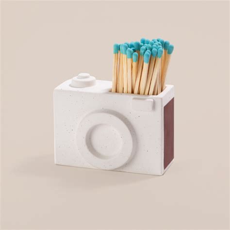 Camera Match Holder Decorative Ceramic Match Holder And Matches Homesick Homesick Candles