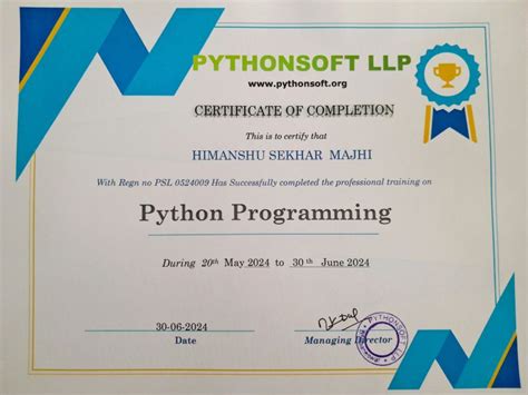 Himanshu Sekhar Majhi On Linkedin Pythonprogramming Pythonsoft