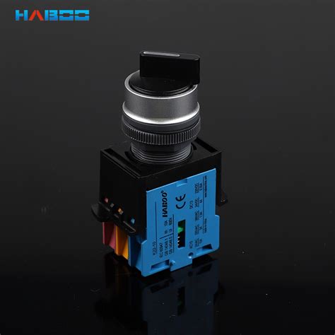 Haboo 22mm On Off Switch 23 Position Selector Industrial Push Button