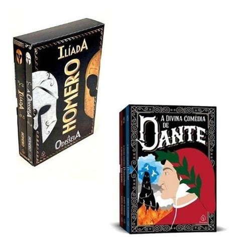 Kit Box Homero Odisseia Box Divina Comédia Melhor Preço Parcelamento sem juros