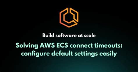 Siddhant Khare On Linkedin Solving Aws Ecs Connect Timeouts Configure