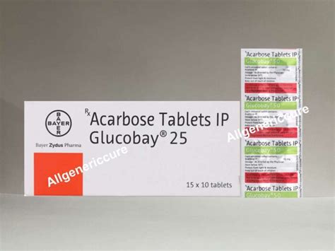 Glucobay 25 Mg By Bayer Buy Precose 50 Mg Online