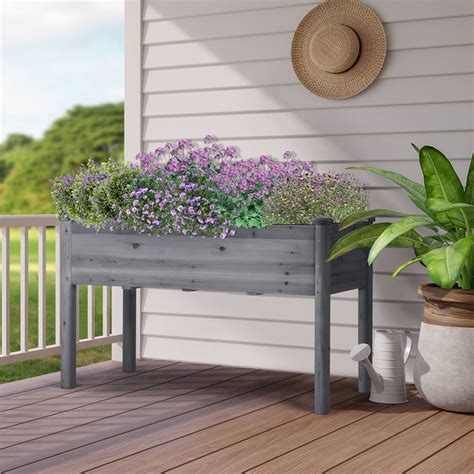 Yaheetech 1pc Raised Garden Bed 48x24x30in — Yaheetech Shop