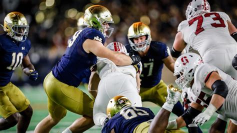 Rewatch Notes Notre Dame Defense Vs Stanford Irish Sports Daily