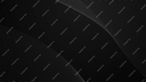 Premium Vector Black Abstract Gradient Background Wallpaper Design Vector Image With Curve