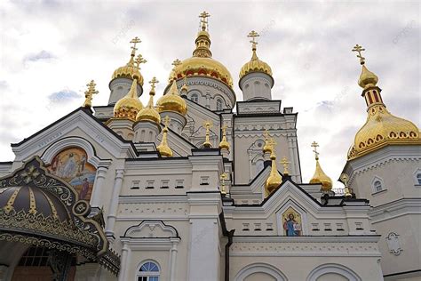 Katedral Trinitas Pochayiv Lavra Dan Gereja Ortodoks Asrama Suci