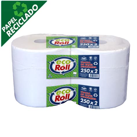 Toalla Ecoroll Económica 250m x 2 Tecnopapel cl