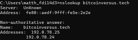 Command 4 Nslookup Windows Os Bitcoin Versus