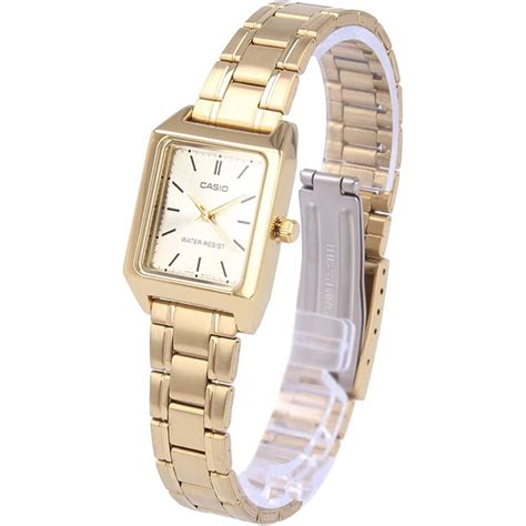 Casio Standard Watch Womens Analog Square Metal Gold Ltp V007g 9e Direct From Japan Shopee