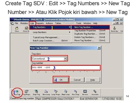 Tahapan Dalam Mengerjkakan Intools Create 1 Instrument Type