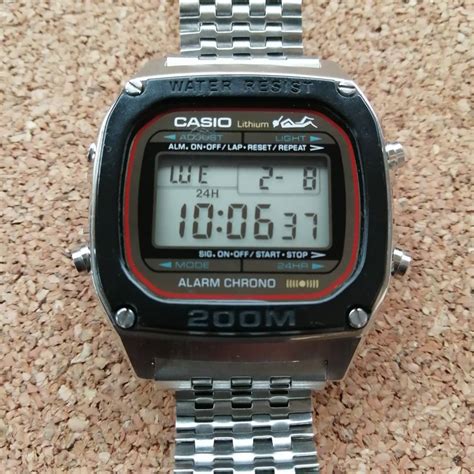 Yahoo!オークション - DW-1000 CASIO ALARM CHRONO 200M アラーム クロ...