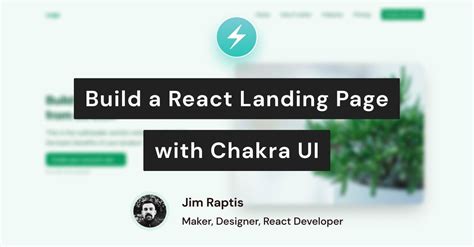 Build A Landing Page With Chakra Ui Part 1 Reactjs