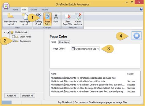 How To Batch Change OneNote Pages Background Color Office OneNote Gem Add Ins