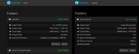 Dark Theme For Web UI UX Syncthing Community Forum