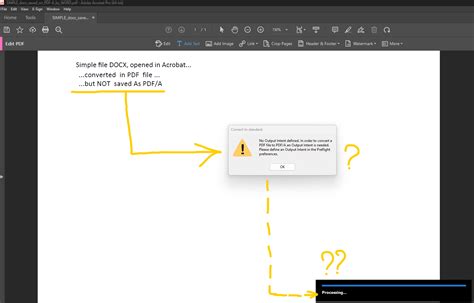 Re No Intent Of Defined Outputsinacrobat Pro Adobe Product