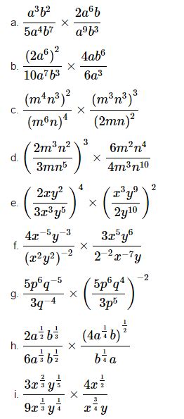 Solved Complex Indices A 3 B 2 5a 4 B 7 Times 2a 6 B A 9