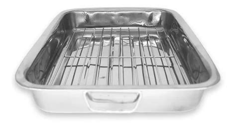 Forma Assadeira C Grelha Removível Em Aço Inox cm MercadoLivre