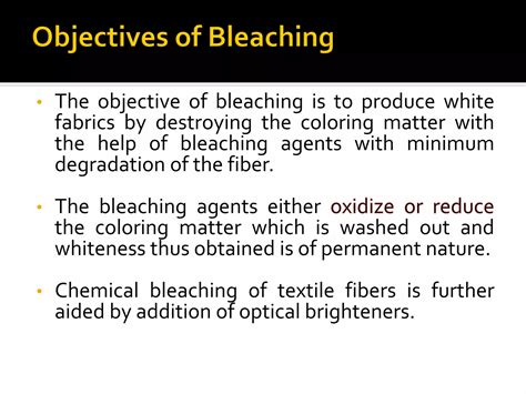 Bleaching Process In Textile Processing Pdf