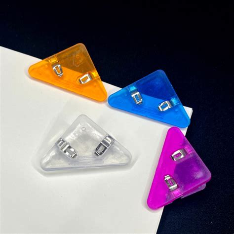 모서리 삼각클립 사무용집게 4p 파라브로 문구사무 파라브로 B2b전문