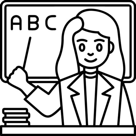 Teacher Outline Vector Art Icons And Graphics For Free Download
