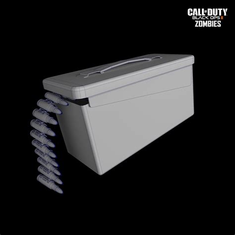 Call Of Duty Black Ops Ii Zombies Max Ammo Power Up 3d Model Cgtrader