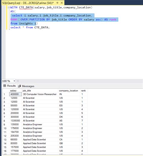 Stuck In Creating An Alias For The Cte To Work Rsql