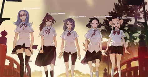 咲 Saki 太鼓橋と姫松メンバー Sepi Apama Zinoのイラスト Pixiv