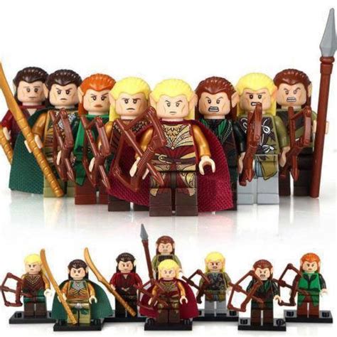 Lotr The Hobbit 8 Custom Minifigure Blocks