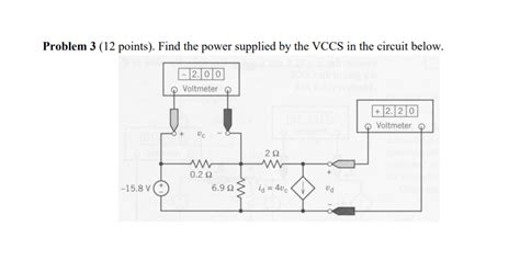 Solved Problem Points Find The Power Supplied By The Chegg