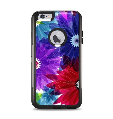 The Boldly Colored Flowers Apple Iphone 6 Plus Otterbox Commuter Case