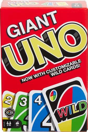 Mattel Games Juego De Cartas Oficial Uno Gigante Para Niñ Cuotas