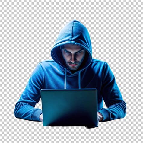 Premium PSD Hacker Using Laptop