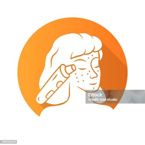 블랙 헤드 리무버 플랫 디자인 긴 그림자 문 양 아이콘입니다 모공 청소기 진공 컴조인 제거 가정용 미용 장치 홈 미용 절차 미용