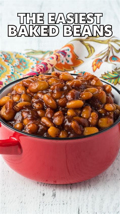 Super Easy Baked Beans Recipe Recipe Simple Baked Beans Recipe