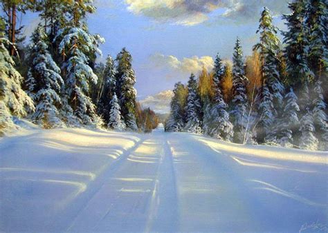 Художник Юшкевич Виктор Николаевич Зима Обсуждение на Liveinternet Российский Сервис Онлайн