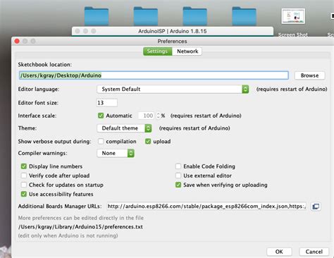 Arduino Start Of Compilation Open Nul Impossible To Find Specified