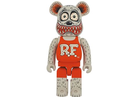 Bearbrick X Rat Fink 1000 Gray Ver Us