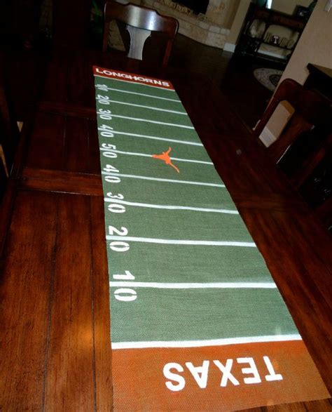 Texas Longhorn Burlap Table Runner By Thecraftyaggie 5500 Longhorns