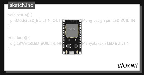 Esp Led Builtin Wokwi ESP STM Arduino Simulator