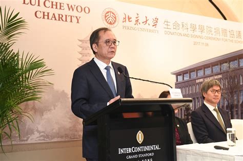Dr Lui Che Woo Donates Rmb120 Million To The School Of Life Sciences Of