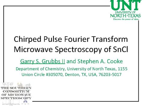 Chirped Pulse Fourier Transform Microwave Spectroscopy Of Sn