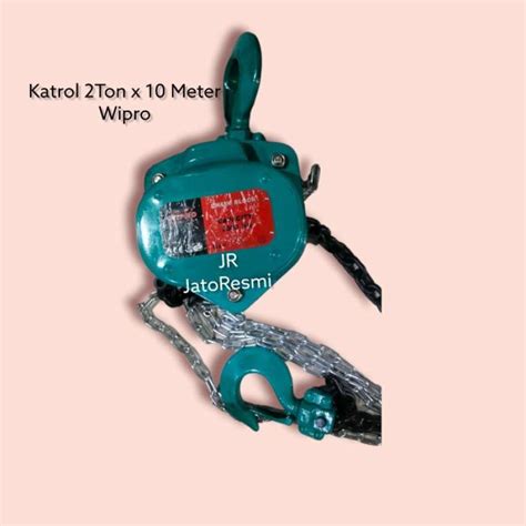 Promo Chain Block 2ton X 10 Meter Katrol 2 Ton X 10 Meter Wipro Diskon