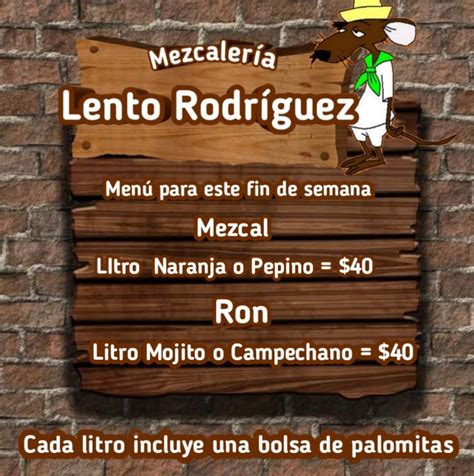 Mezcalería Lento Rodríguez