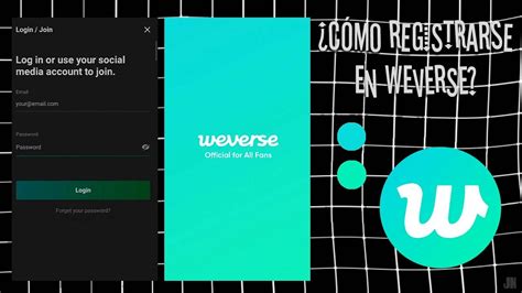 Cómo registrarse correctamente en Weverse YouTube