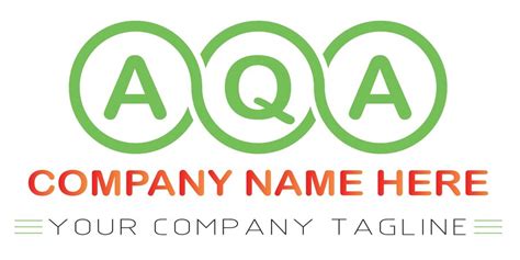 Premium Vector Aqa Letter Logo Design