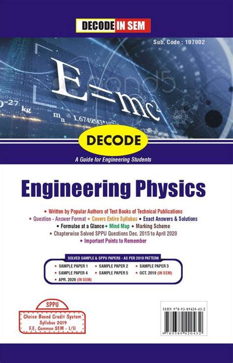 Decode Engineering Physics For Sppu 19 Course Fe Iii Common