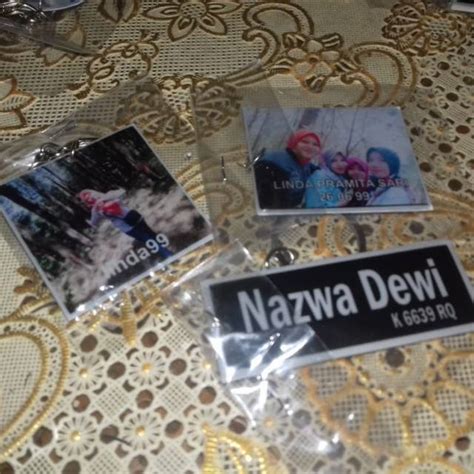 Jual Gantungan Kunci Nama Dan Foto Shopee Indonesia