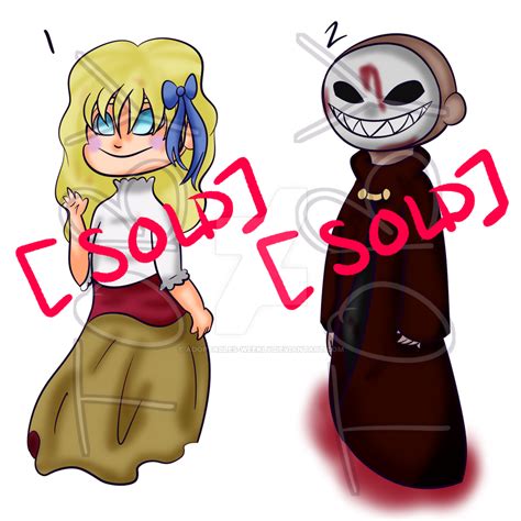 Closed Creepypasta Duo By Adoptables Weekly On Deviantart