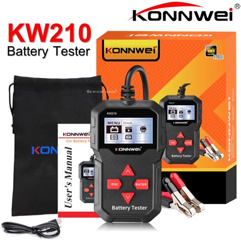ประกัน 1 ปี เครื่องวัด CCA แบตเตอรี่ KONNWEI KW210 สำหรับมืออาชีพ ...