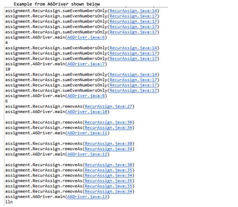 Solved Complete The Three Methods In The RecurAssign Java Chegg
